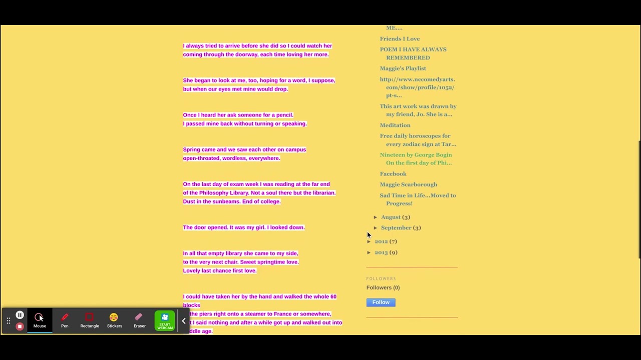 Nineteen by George Bogin - YouTube