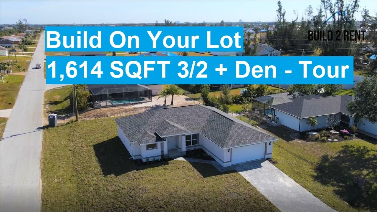 Build 2 Rent: Build On Your Lot - 1,614 SQFT 3/2 + Den (Build2Rent.com ...