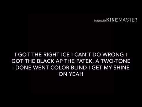Future- RACKS BLUE (lyrics/audio).