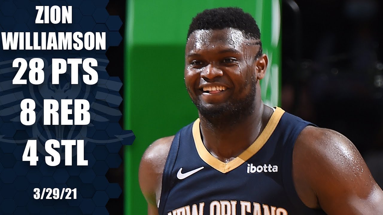 Zion Williamson's 28-point game powers Pelicans past Celtics ...