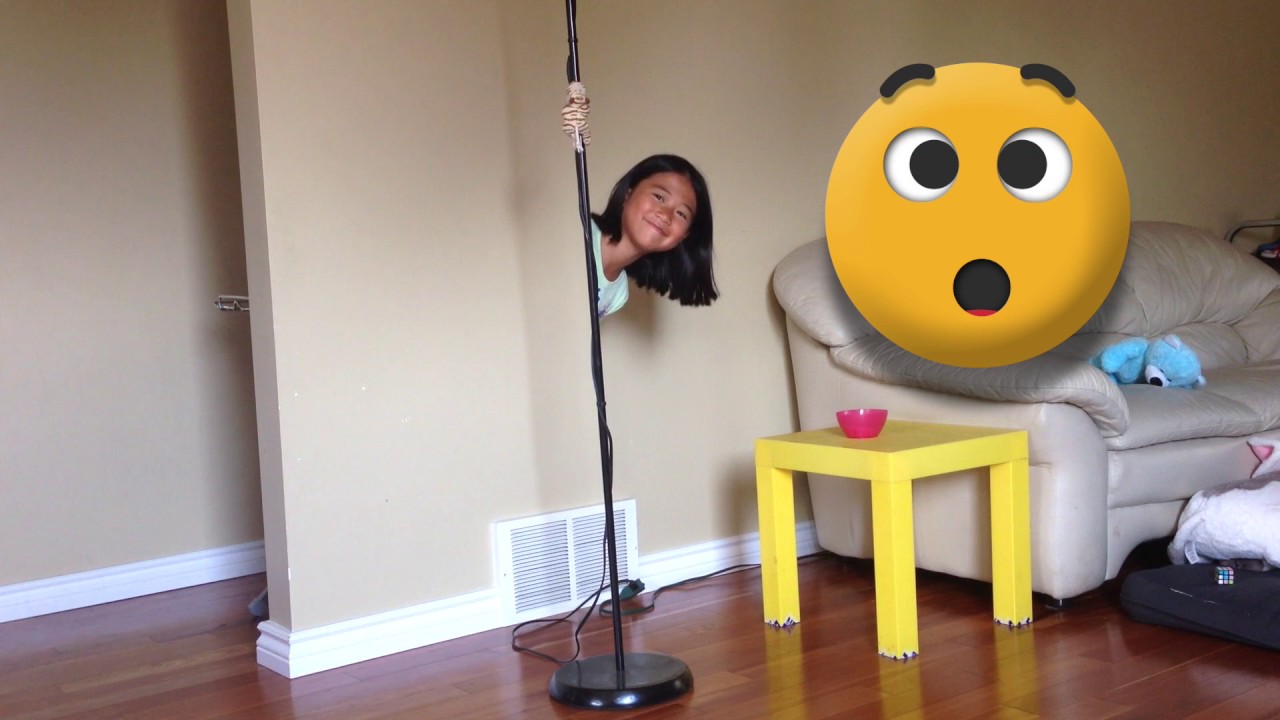 IMPOSSIBLE!! Hiding Behind a Floor Lamp - Fun Kids Toy House - YouTube