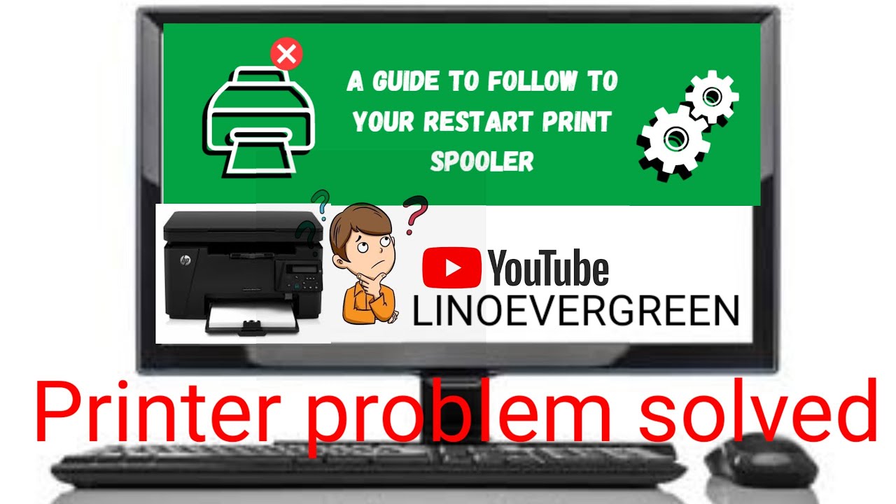 How to fix printer problem through print spooler ? | solved -2023 - YouTube