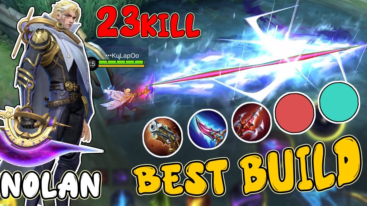 23 Kill! Nolan New Hero Best Build | Nolan Release Date | Mobile ...