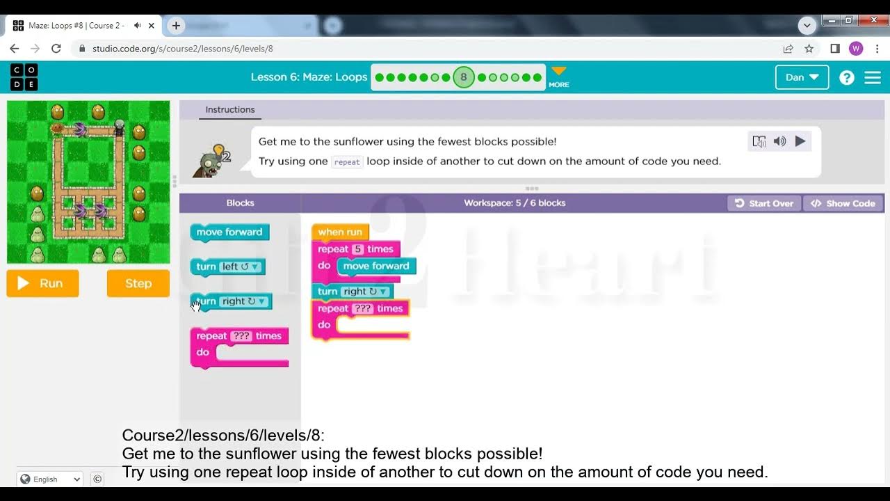 Learn Computer Science - Code.org - C2L6L8 - YouTube