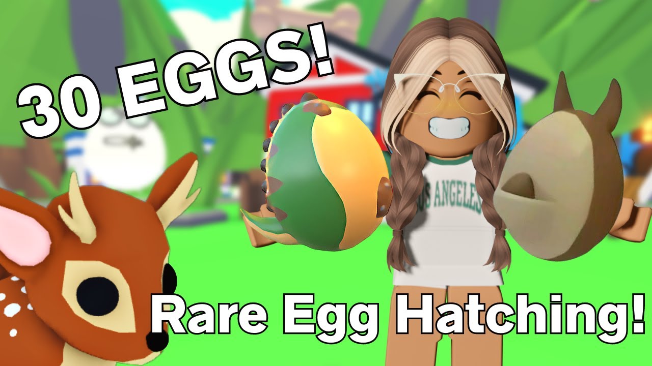 INSTANT HATCH 30 RARE EGGS! In Roblox Adopt Me! - YouTube