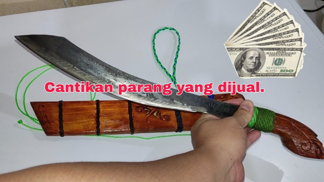 Cantikan parang tetak tulang, sebelum dijual. #pesakatapa #parang # ...