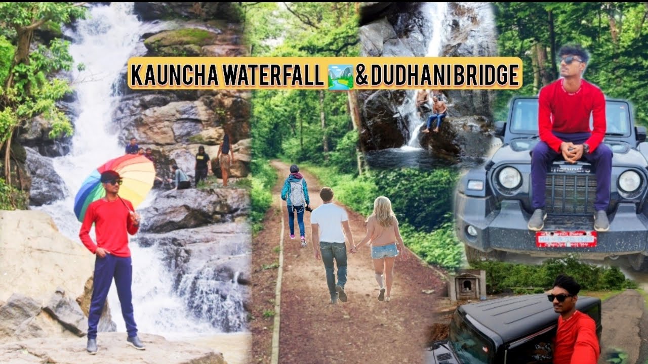 KAUNCHA WATERFALL 🏞️ & DUDHANI BRIDGE 🌉 || BEAUTYFUL NATURAL||WITH ...
