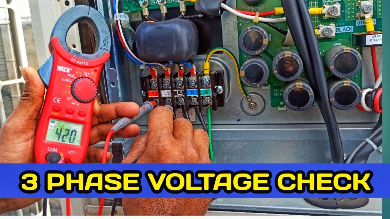 3 phase voltage check kese kare | 3 फेस का वोल्टेज कैसे देखे #viral ...