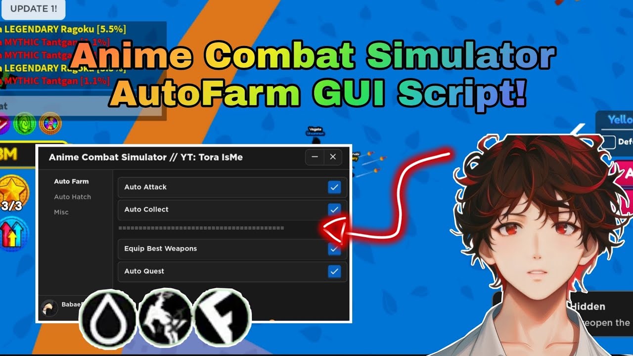 Anime Combat Simulator AutoFarm GUI Script | FAST AUTOFARM! | Fluxus ...