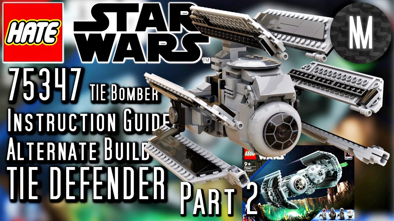 How To: TIE DEFENDER Pt. 2 75347 Alternate Build LEGO Star Wars ...