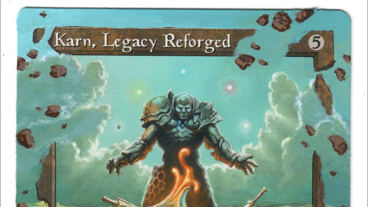 Mtg Altered Art Tutorial: Creating Layers - YouTube