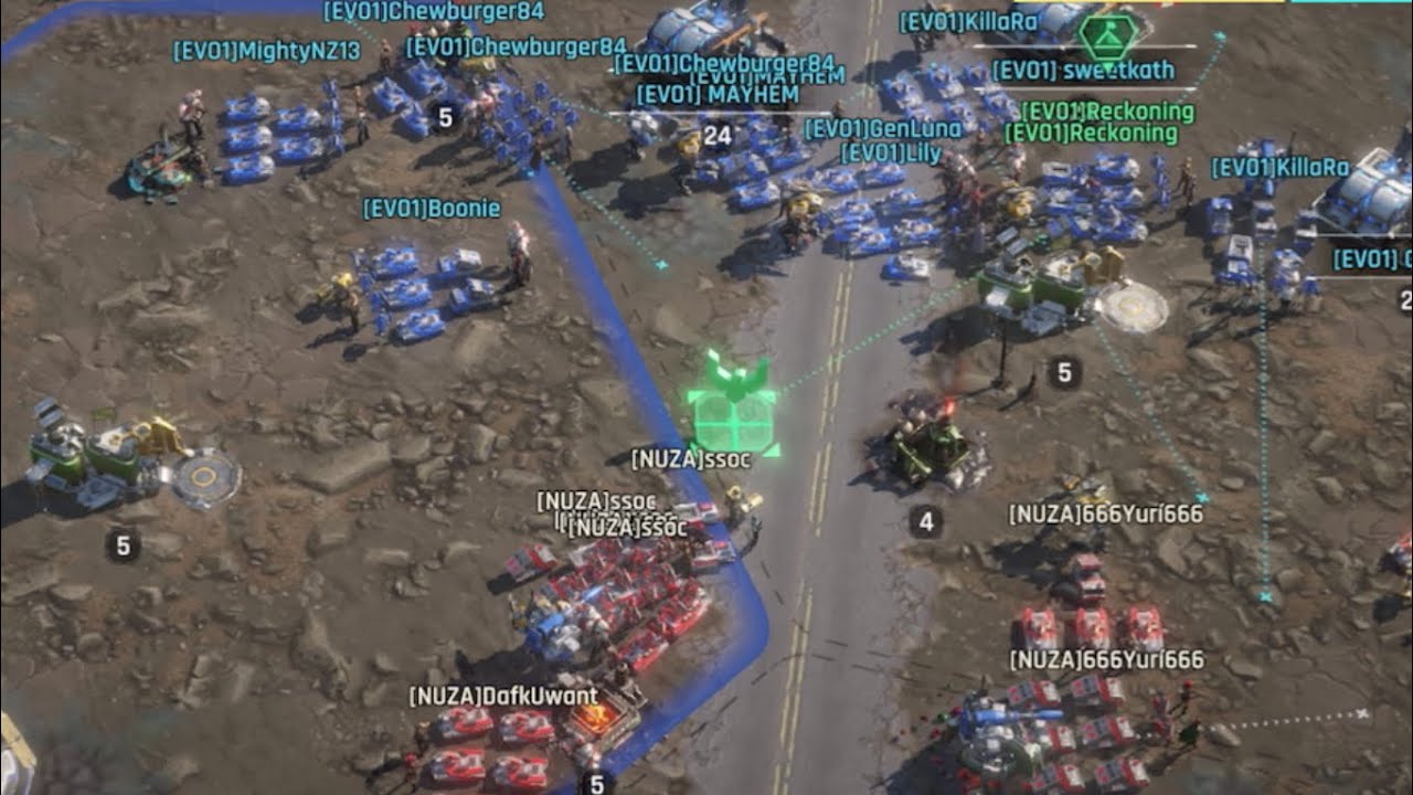 Command and Conquer Legions Server 9 EVO1 VS NUZA Kill Event. - YouTube