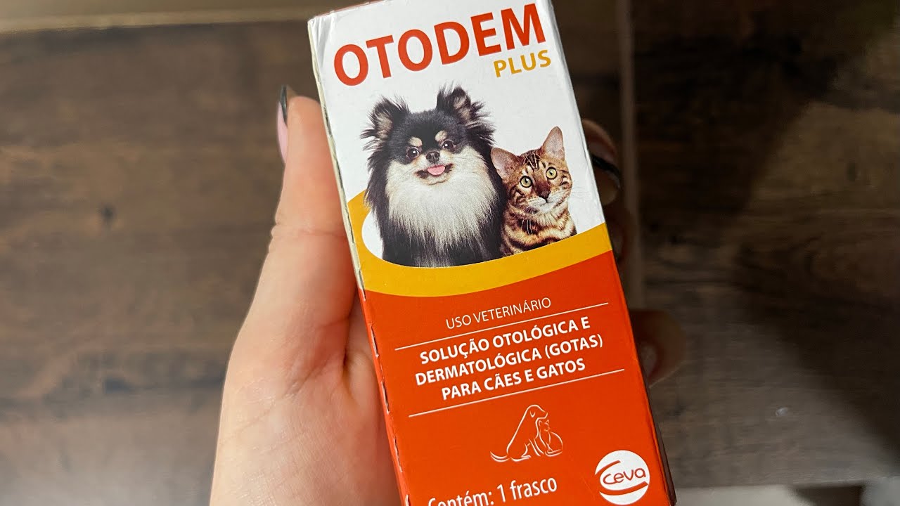 Otodem Plus 20ml Solução Otológica E Dermatológica Ceva Cães/ gatos ...