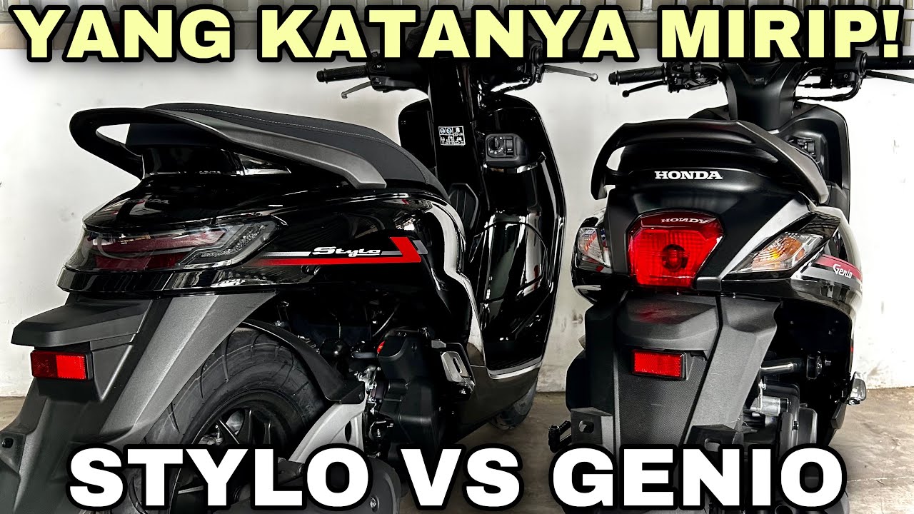 HONDA STYLO VS GENIO - YouTube