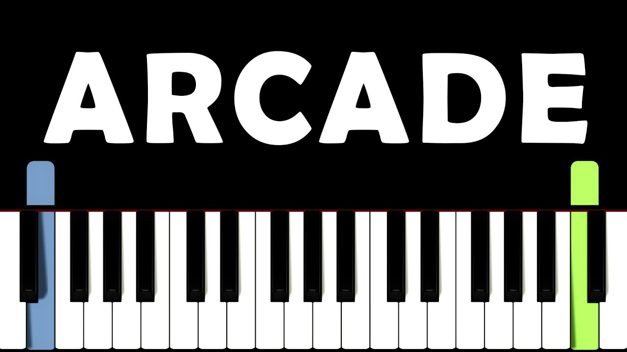Arcade - Duncan Laurence | EASY BEGINNER Piano Tutorial - YouTube