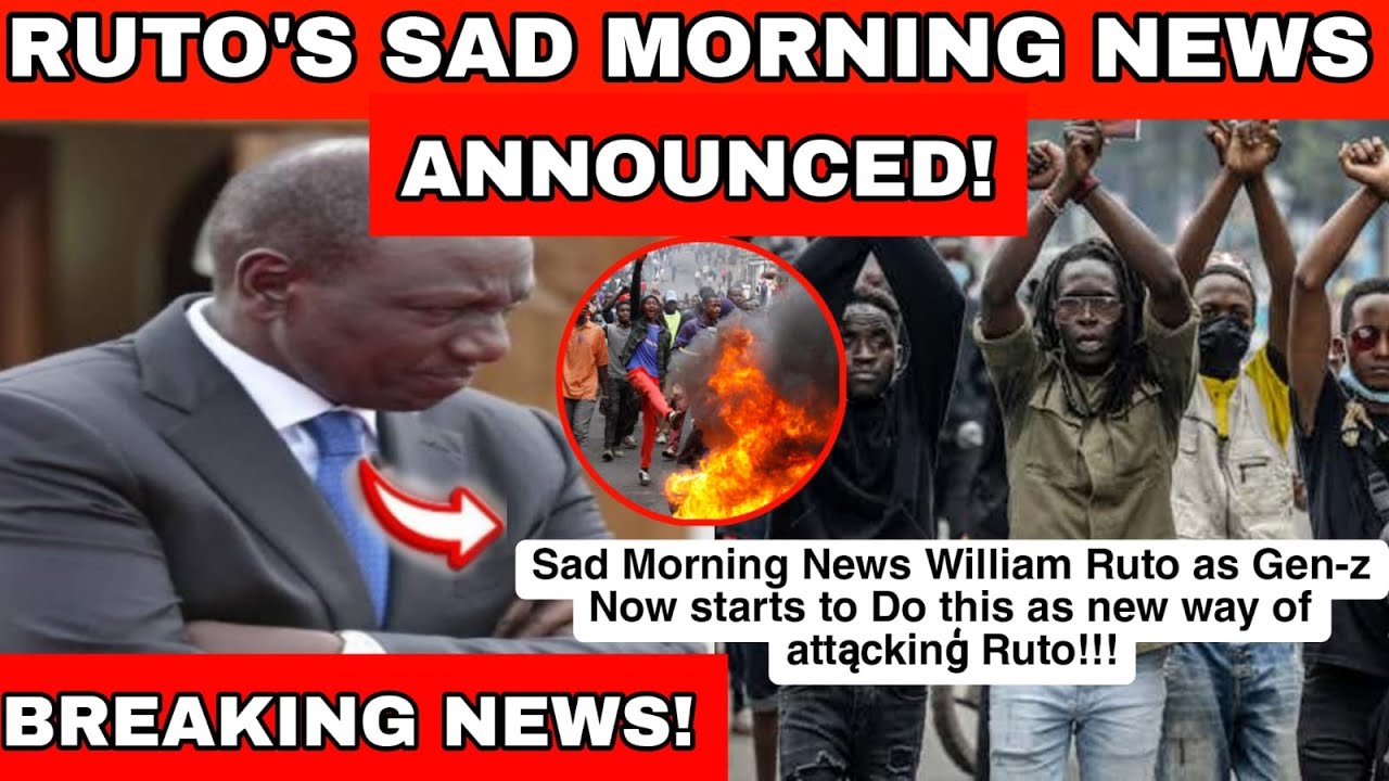 BREAKING‼️ President RUTO wakes UP to SAD Morning NEWS - YouTube