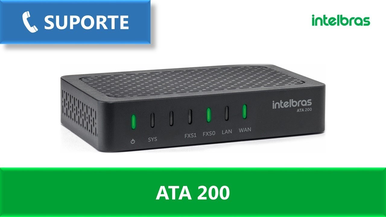 Configurando o ponto a ponto no ATA 200 da Intelbras - i4188 - YouTube
