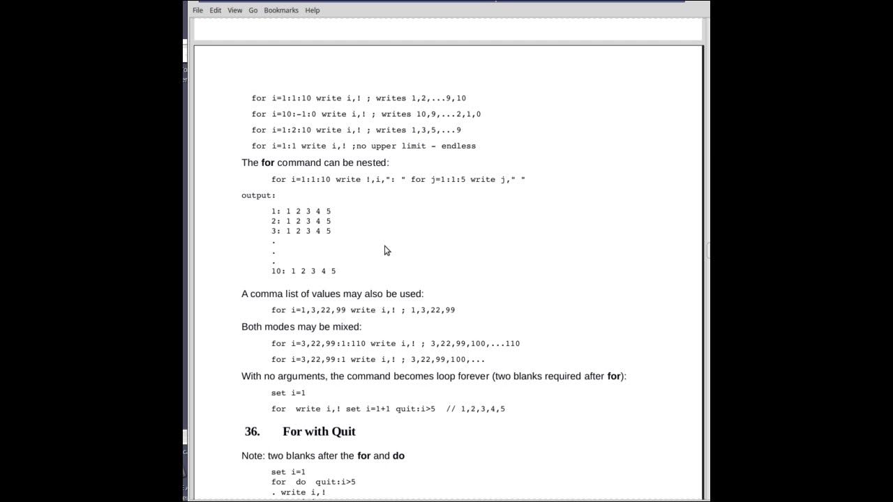Mumps Programming Language Tutorial Part 7 - YouTube