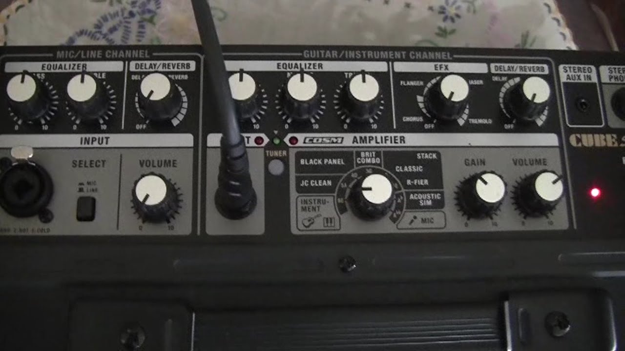 Bass guitar into Cube Street - YouTube