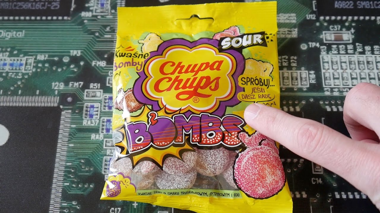 Chupa Chups Bombs Sour 💣 Fruchtgummi-Bomben in 3 Geschmacksrichtungen ...