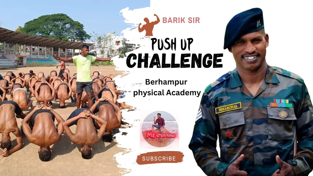 First time ultimate push up challenge: Barik sir & students 💪 || #Mr ...