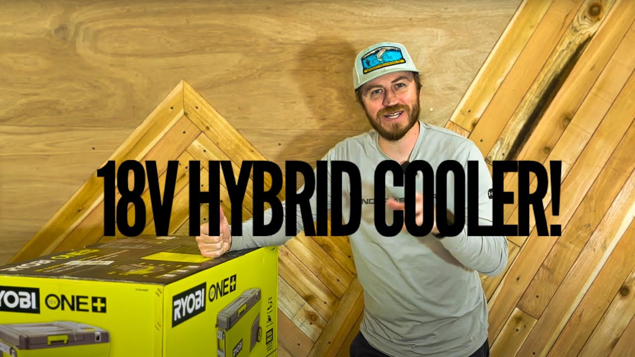 RYOBI 18V ONE+ 24Q HYBRID POWER COOLER Fridge and Freezer - YouTube