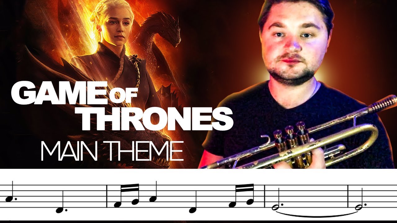 Game Of Thrones Main Theme | Trumpet Covers(with Sheet Music) - YouTube