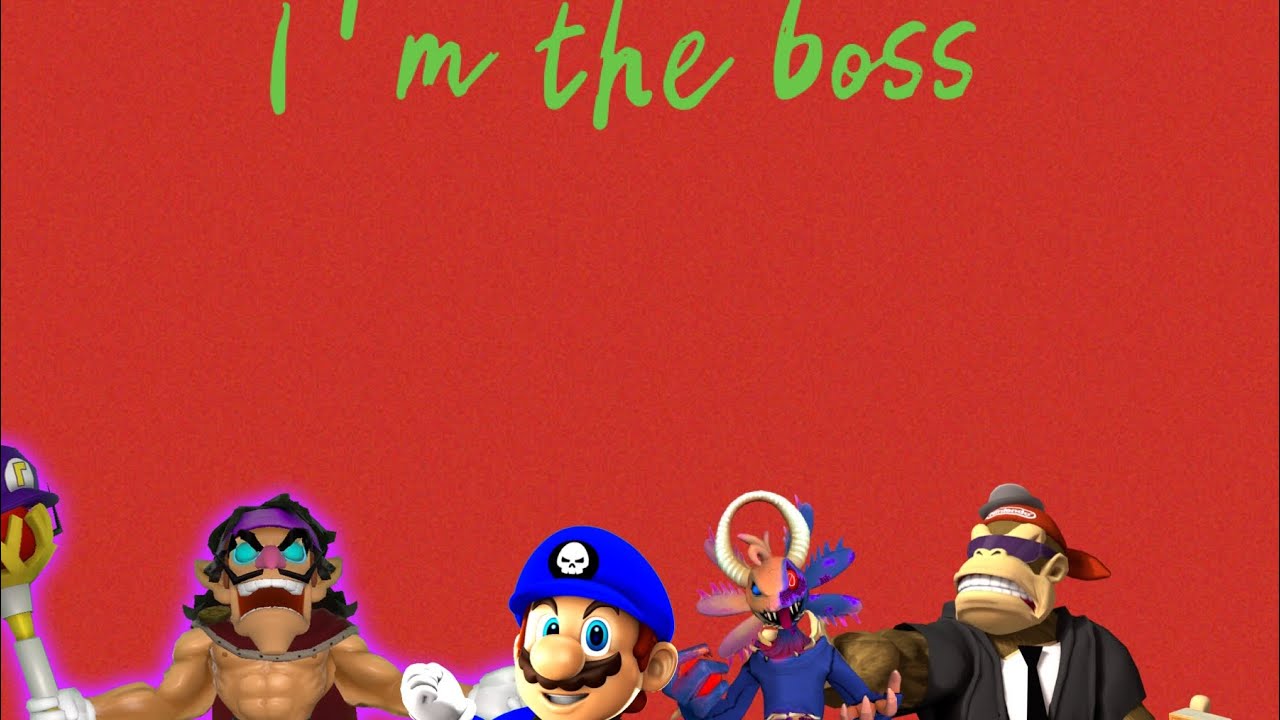 I’m the boss ft.smg3 waluigi zero and lawyer Kong videos made by @SMG4 ...
