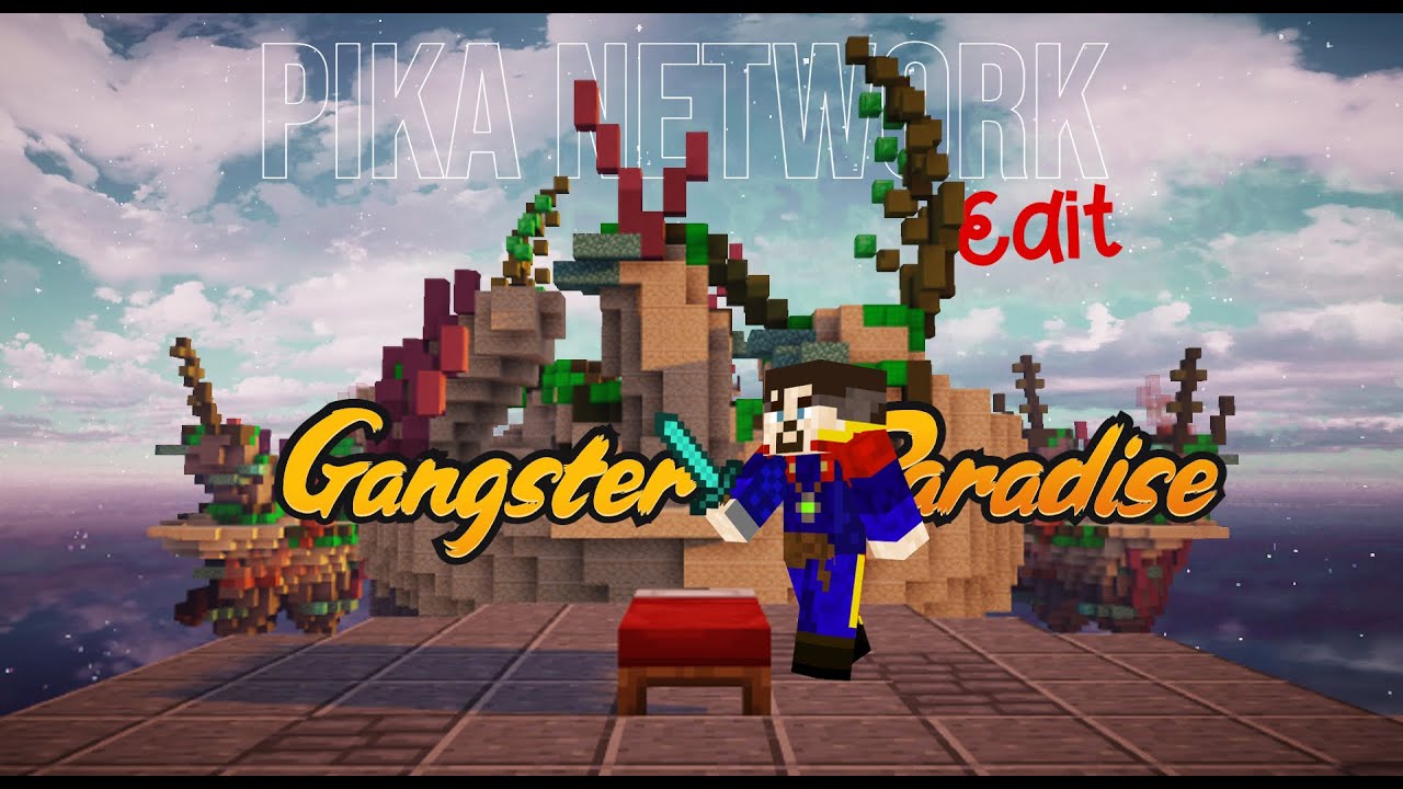 Minecraft PvP | Gangster Paradise | 4k | Pika Network - YouTube