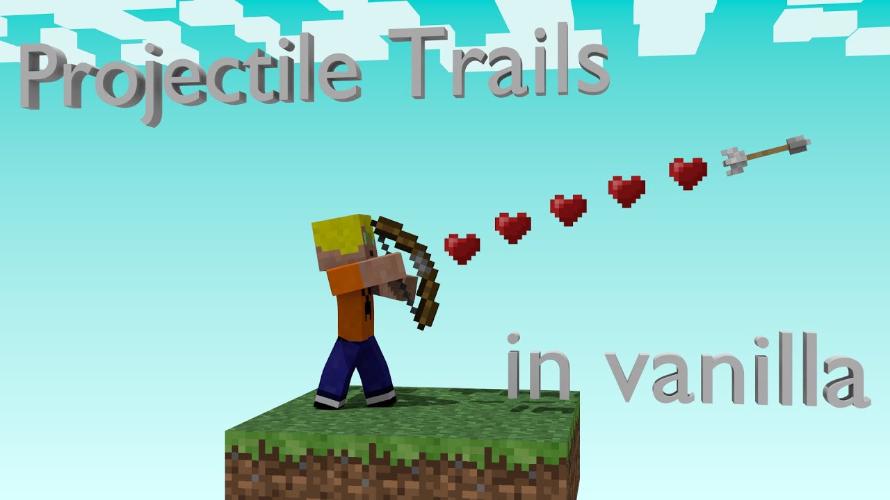 minecraft: projectile trails - YouTube