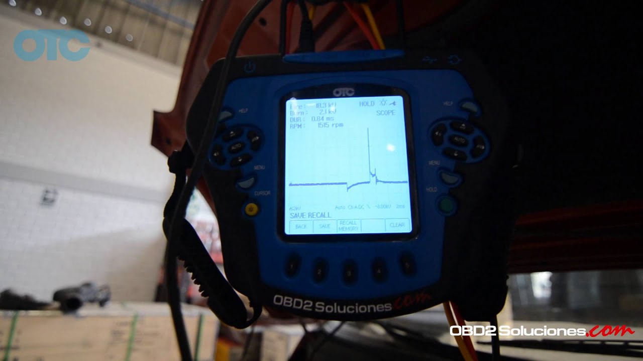 OSCILOSCOPIO AUTOMOTRIZ OTC 3840F DIAGNOSTICANDO AUTO CHINO FOTON - YouTube