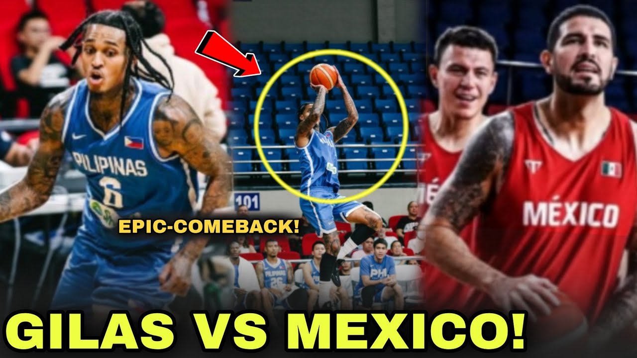 Last Tune up Game ng Gilas! l bago ang Fiba l Gilas Pilipinas vs Mexico ...