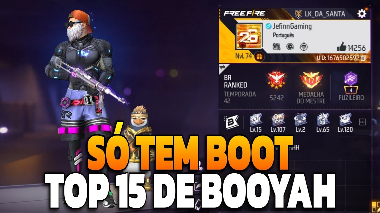 COMO CAIR COM BOOT NA NOVA TEMPORADA 42 DO FREE FIRE!? - YouTube
