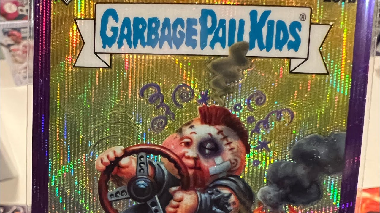 Check This Card Out!! First pack pull Garbage Pail Kids Chrome. - YouTube