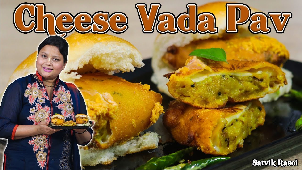 Cheese Vada Pav Recipe | चीज़ वडा पाव | How to make Cheese Vada Pav at ...