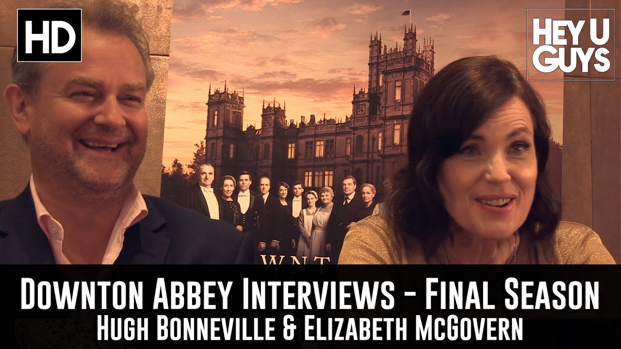 Hugh Bonneville & Elizabeth McGovern Exclusive Interview - Downton ...