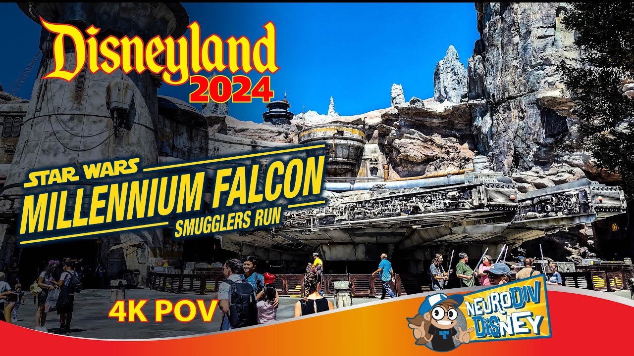 [2024] Smugglers Run | Millennium Falcon Simulator ride - 4K POV ...