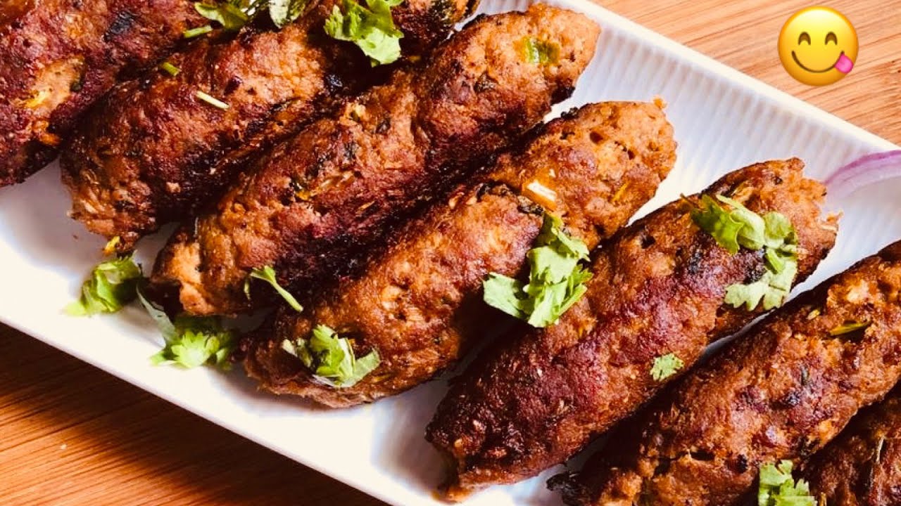 Mutton Keema Kabab Without Oven | How to Make Mutton Seek Kabab on Pan ...
