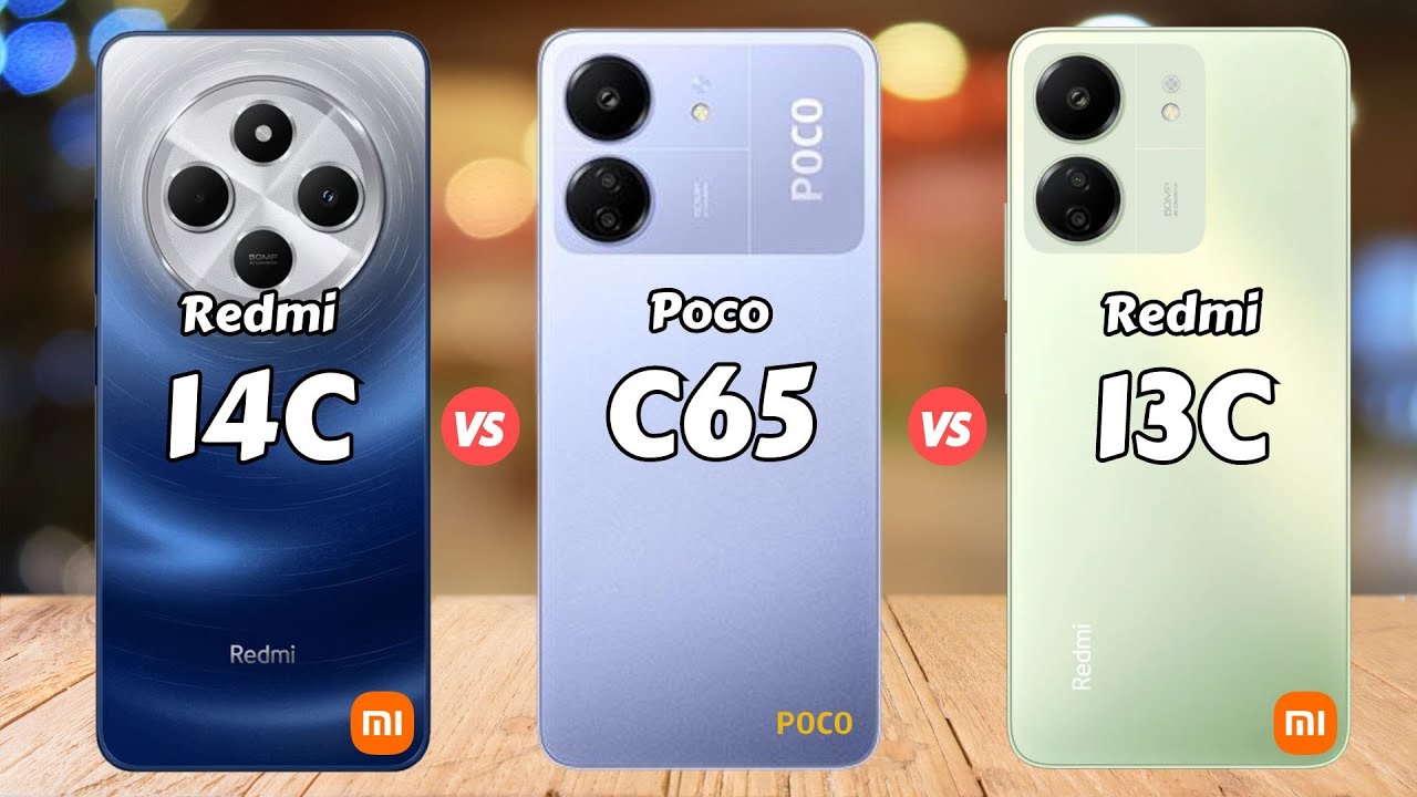 Redmi 14C vs Poco C65 vs Redmi 13C - YouTube