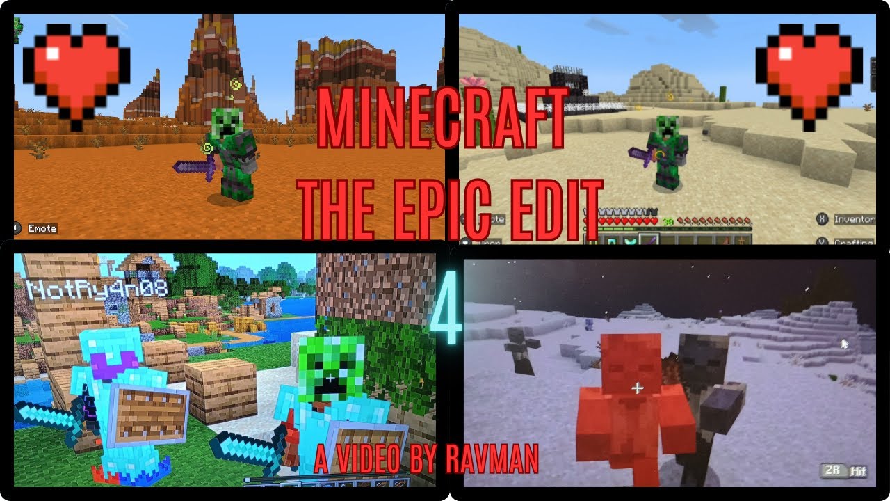 Minecraft Epic Edit 4 - YouTube
