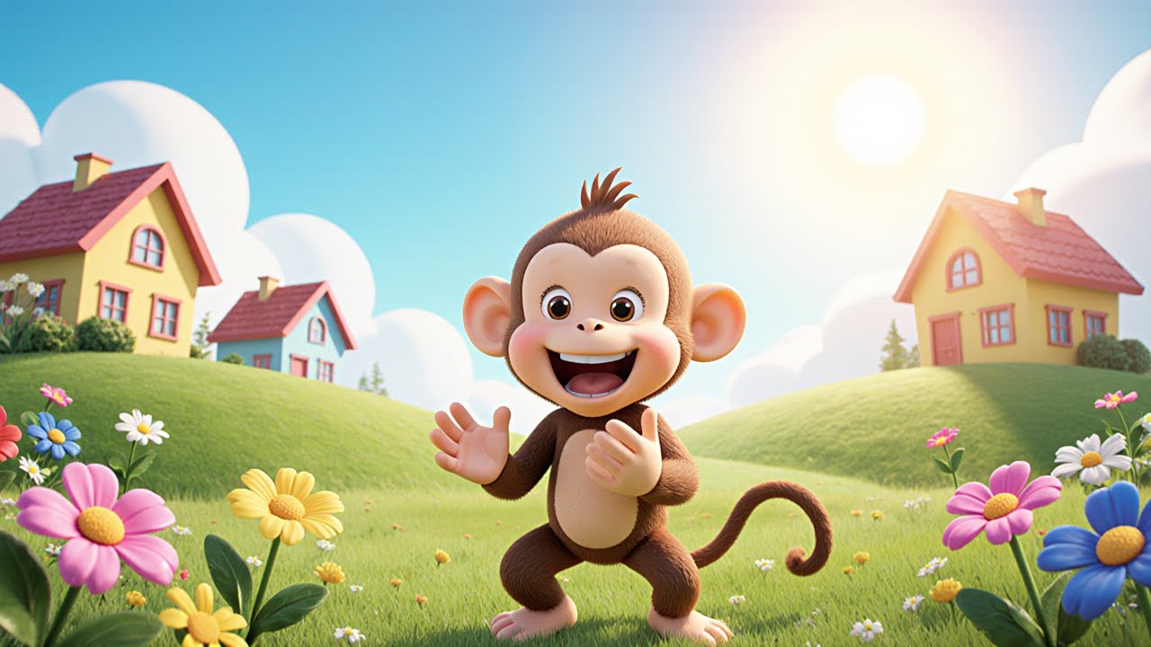 Oops! Monkey Mixed Up Morning and Night | Nursery Rhymes for Kids ...