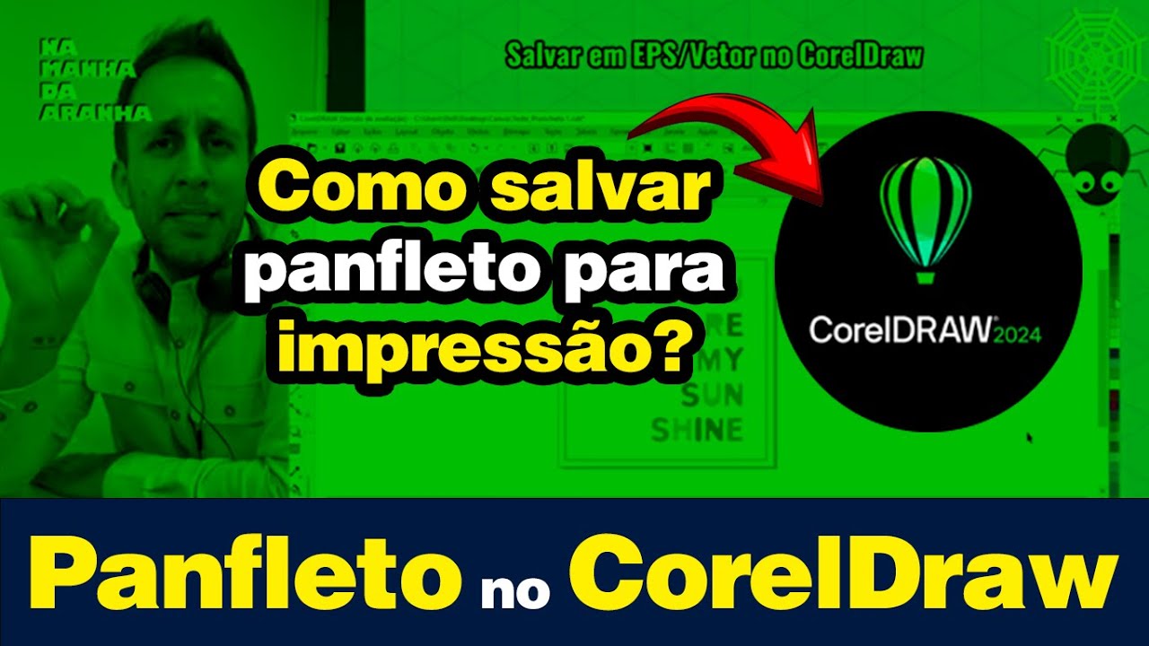 Impressão panfleto CorelDraw - Como exportar panfleto para impressão no ...