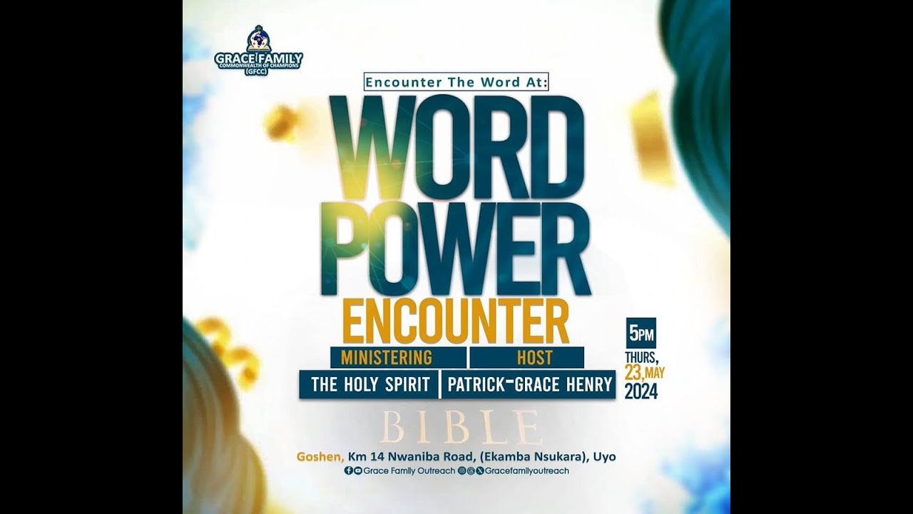 𝐖𝐎𝐑𝐃-𝐏𝐎𝐖𝐄𝐑-𝐄𝐍𝐂𝐎𝐔𝐍𝐓𝐄𝐑 | 𝐓𝐇𝐔𝐑𝐒𝐃𝐀𝐘 𝟐𝟑𝐑𝐃 𝐌𝐀𝐘, 𝟐𝟎𝟐𝟒 - YouTube