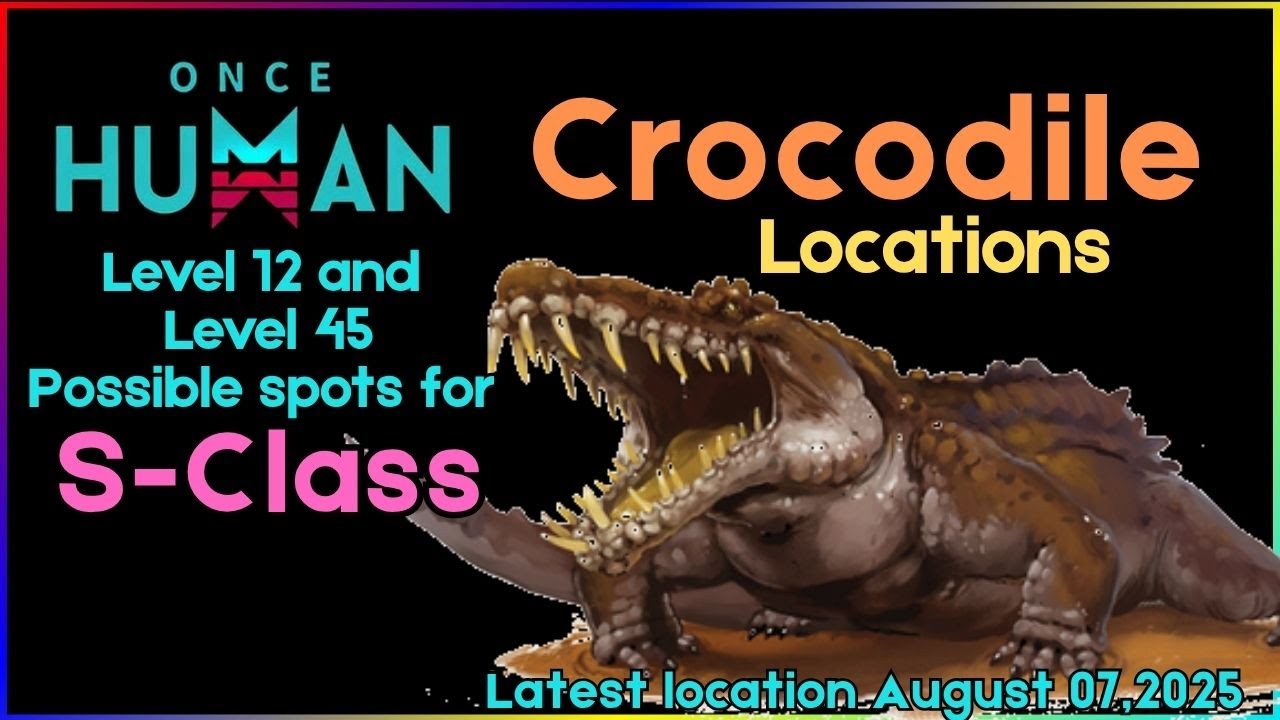 Crocodile Location in Once Human - YouTube
