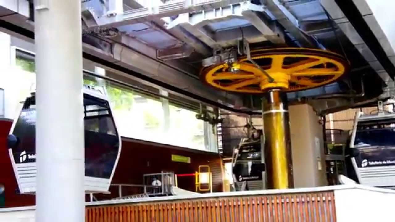 Cable Car System of Teleferic in Barcelona - YouTube