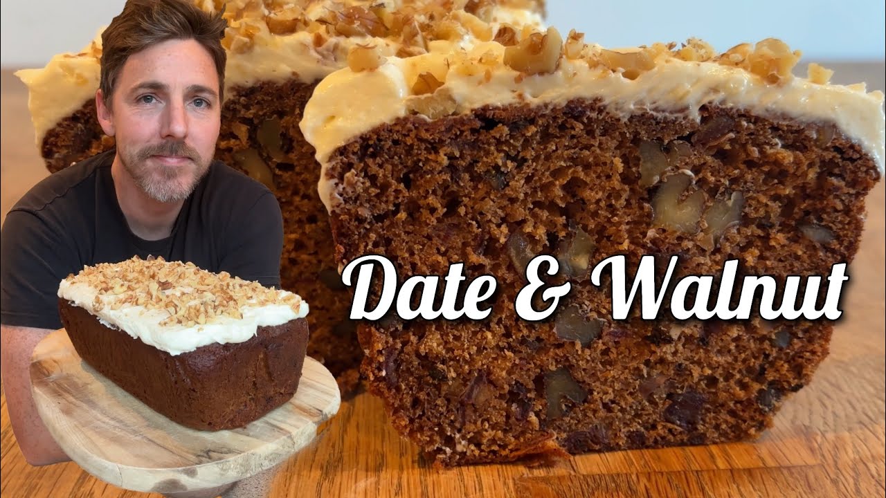 Date and Walnut Cake - YouTube
