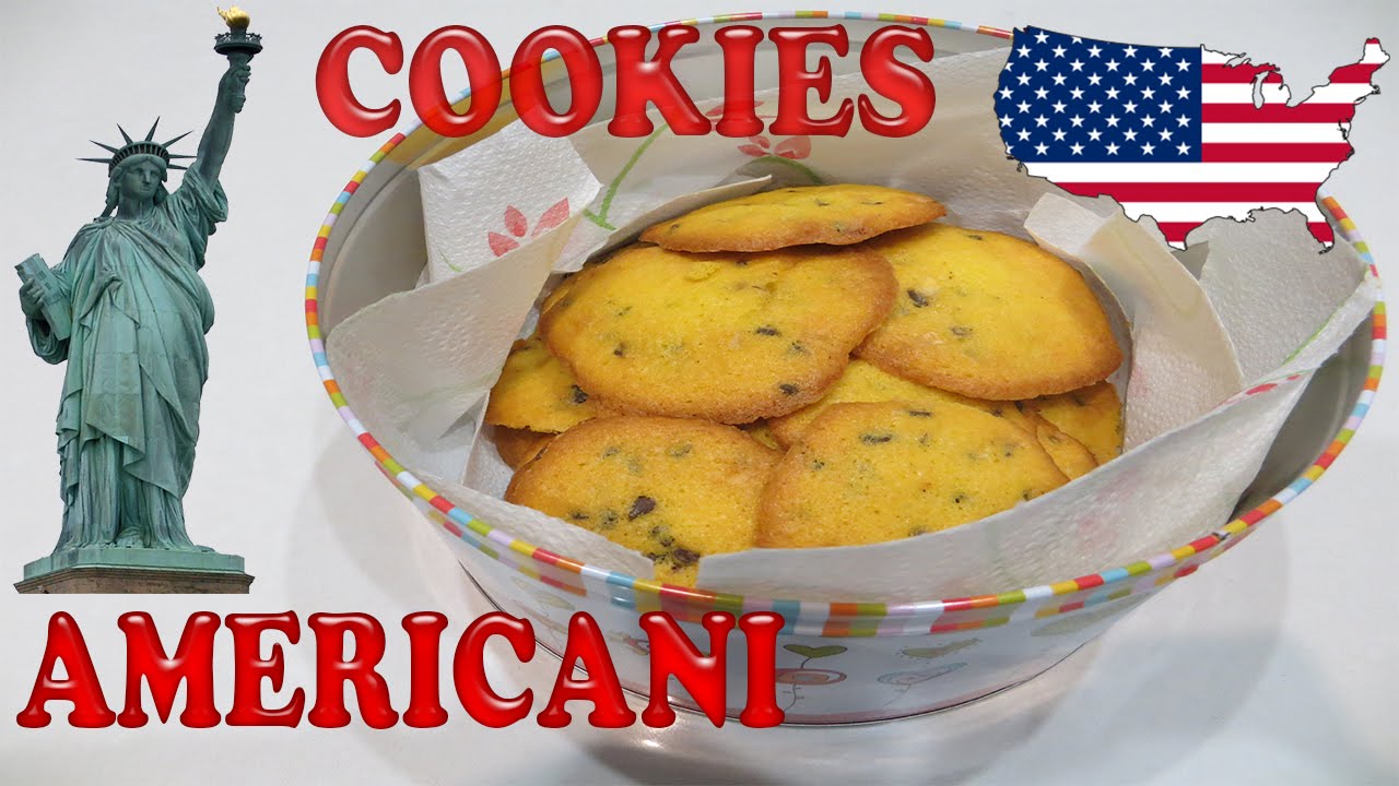 Veri Cookies Americani - la ricetta più buona ed originale - YouTube