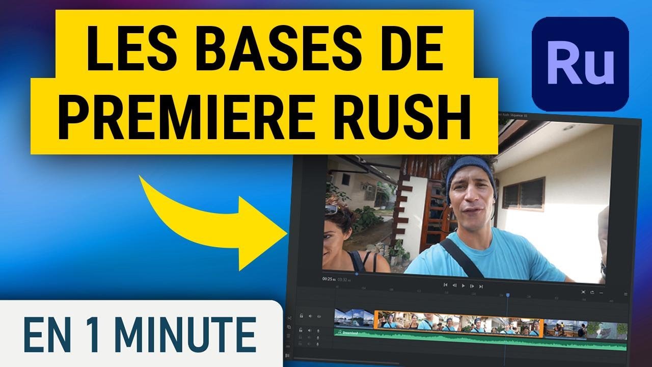 Présentation de l'interface de Premiere Rush - YouTube