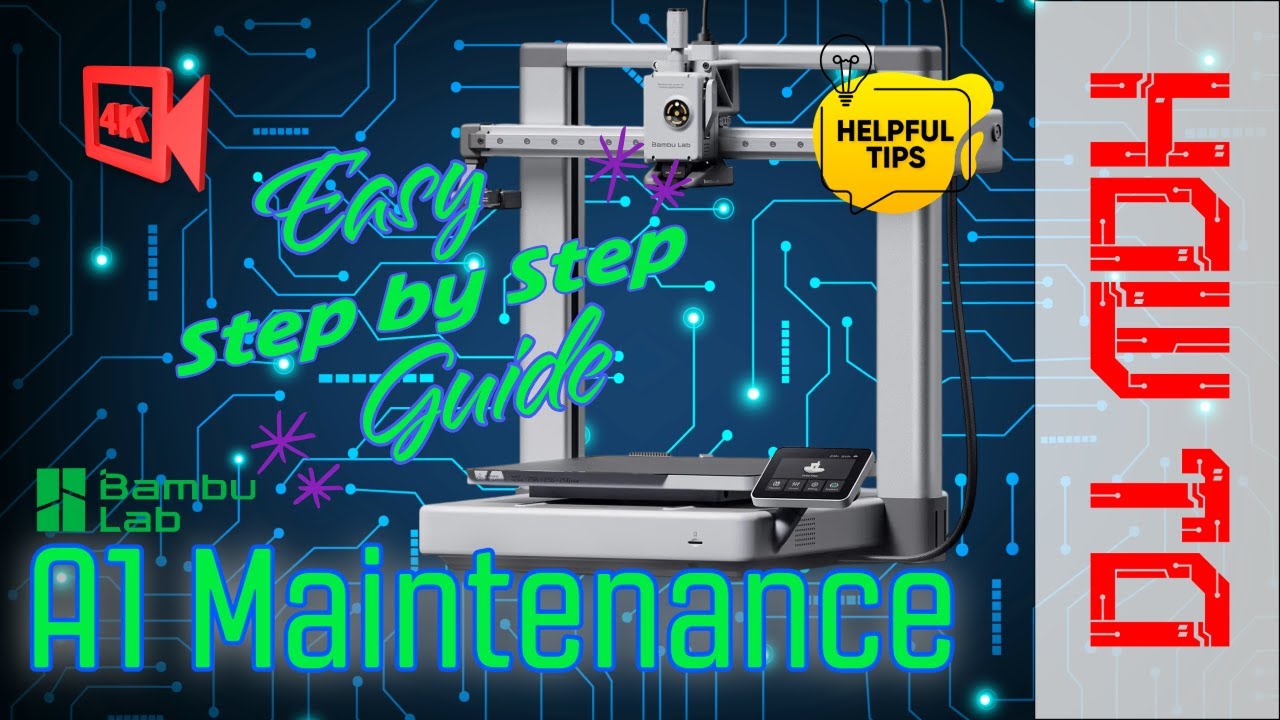 Bambu Lab A1 Maintenance Guide | Step by Step Cleaning & Lubrication ...