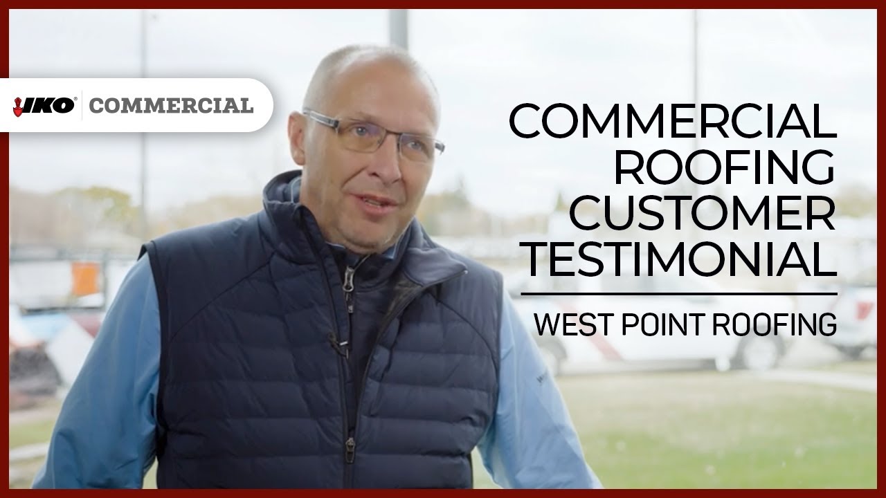 IKO Commercial Roofing Client Testimonial – West Point Roofing - YouTube